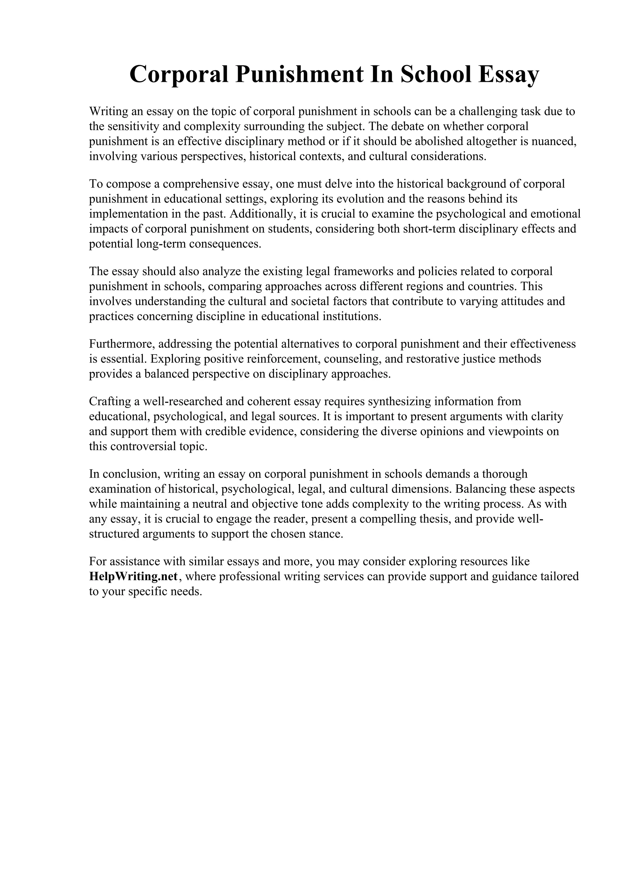 Corporal Punishment In School Essay.pdf