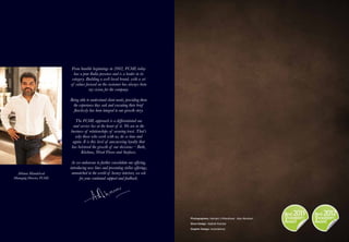 Corporate Brochure- FCML Interior Lifestyle Product Company | PDF