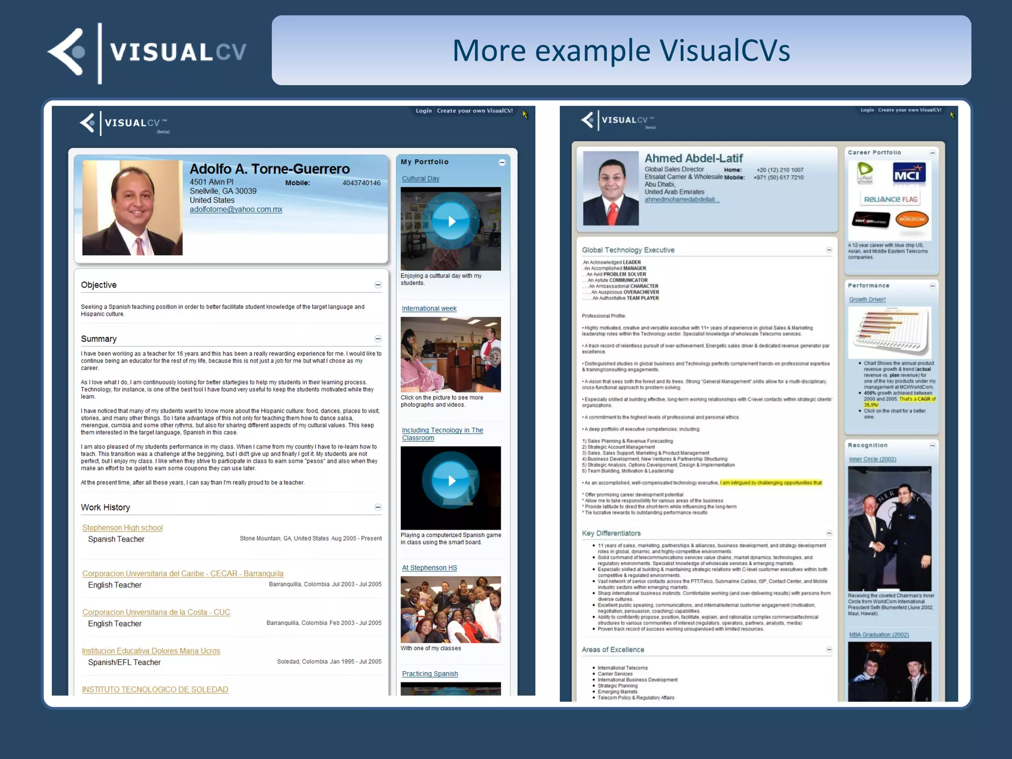 VisualCV Overview | PPT