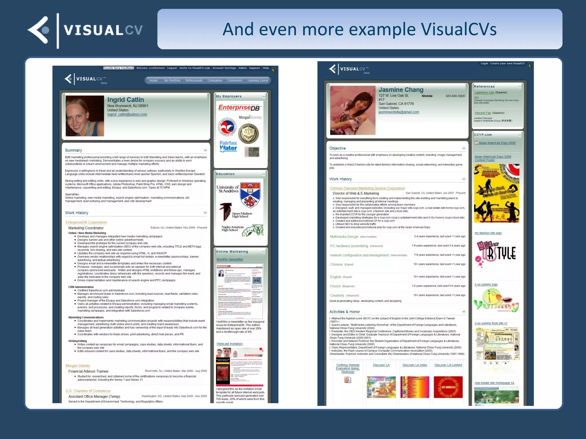 VisualCV Overview | PPT