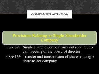 Relationship Between Corporate Governance and Companies Act 2006 ...