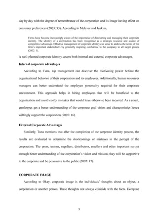 Corporate identity,corporate image, corporate culture | DOCX