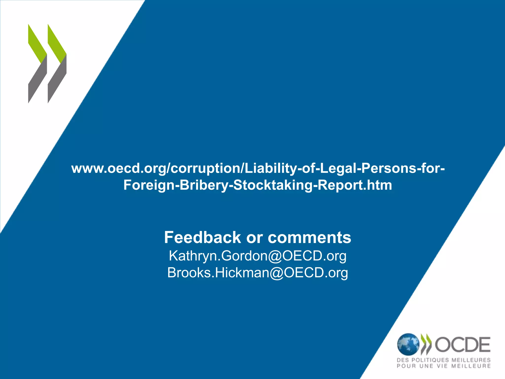 Corporate liability for corruption and economic crimes | PPT