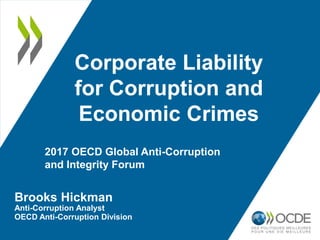 Corporate liability for corruption and economic crimes | PPT