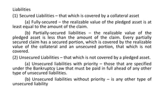 Corporate Liquidation, statement of affairs | PPTX