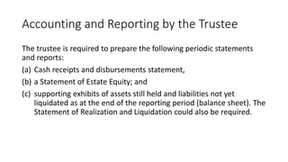 Corporate Liquidation, statement of affairs | PPTX