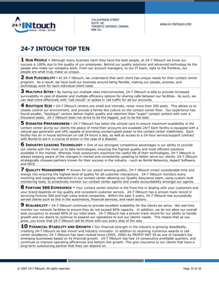 24-7 INtouch Corporate Overview | PDF