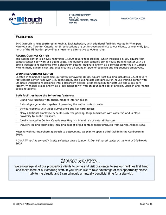 24-7 INtouch Corporate Overview | PDF