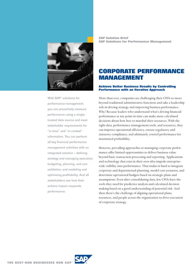 Corporate Performance Management | PDF