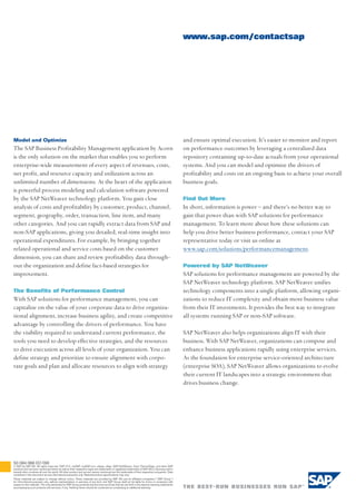 Corporate Performance Management | PDF