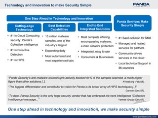 Panda Security: Corporate Presentation | PPT