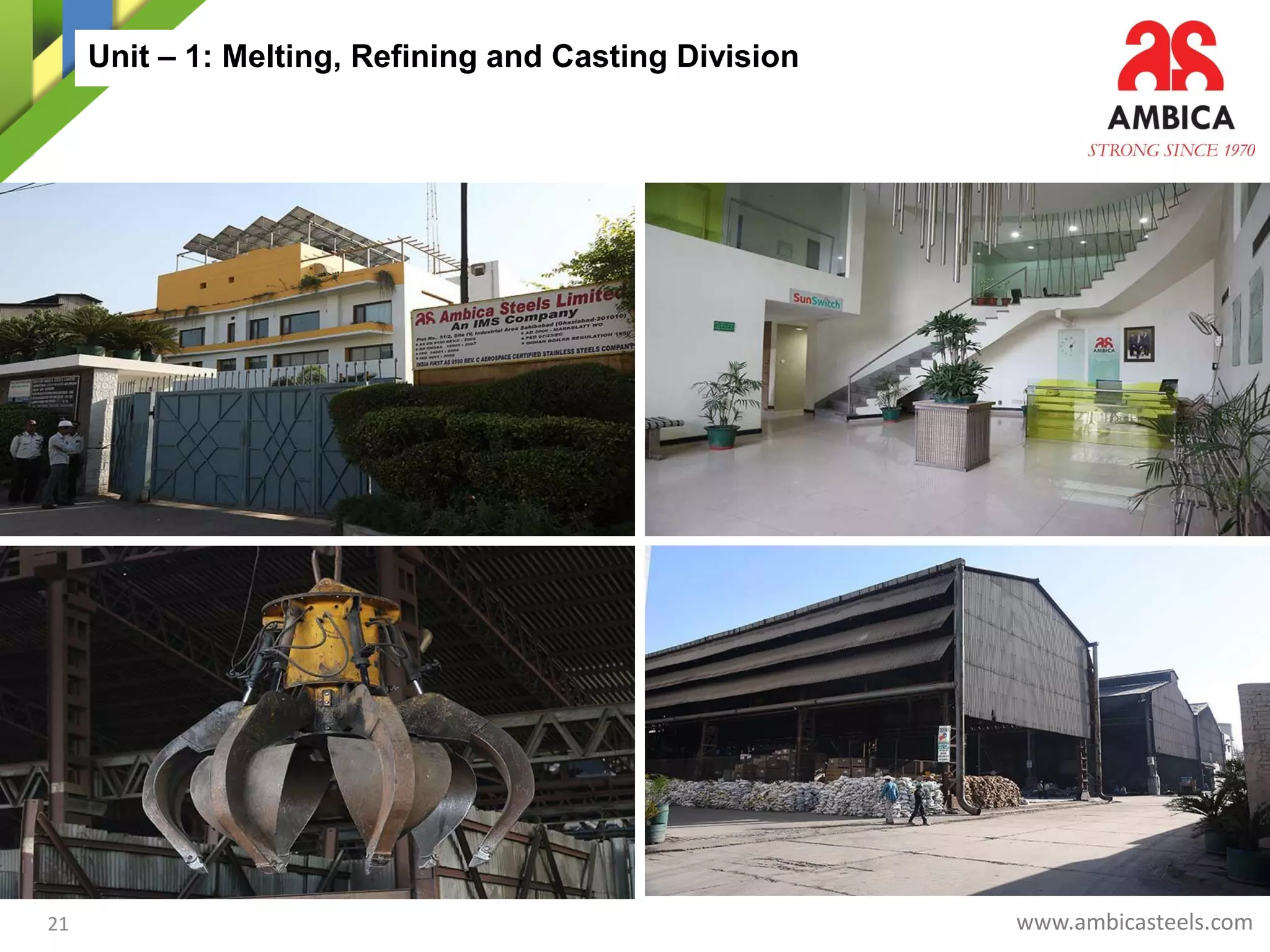 Ambica Steels Limited Corporate Presentation | PDF