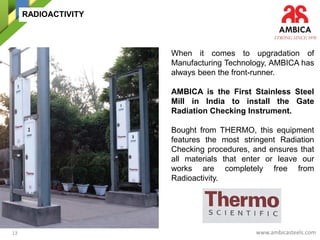 Ambica Steels Limited Corporate Presentation | PDF