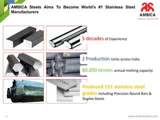Ambica Steels Limited Corporate Presentation | PDF