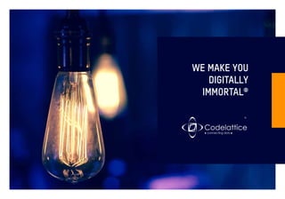 Corporate profile- Codelattice 2021 | PPT