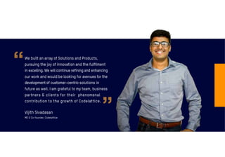 Corporate profile- Codelattice 2021 | PPT