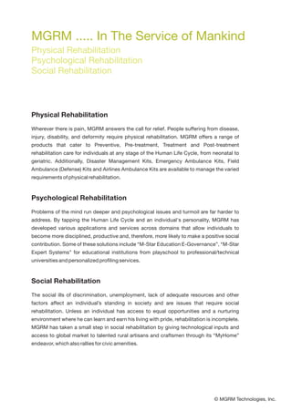 Corporate Profile - MGRM Net Limited | PDF