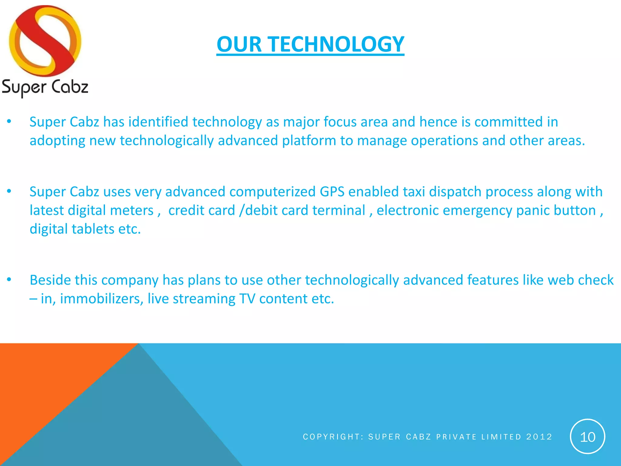 Corporate profile-super-cabz | PPT