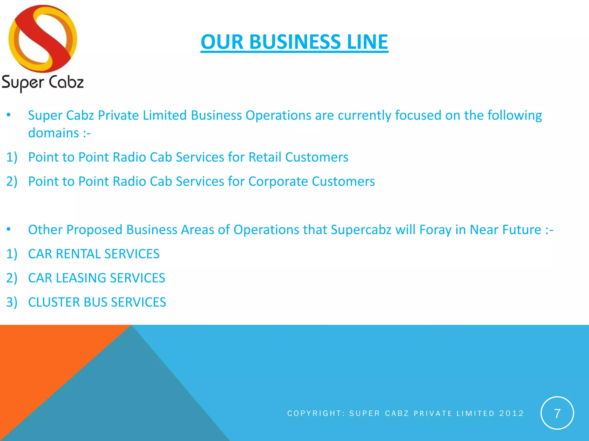Corporate profile-super-cabz | PPT