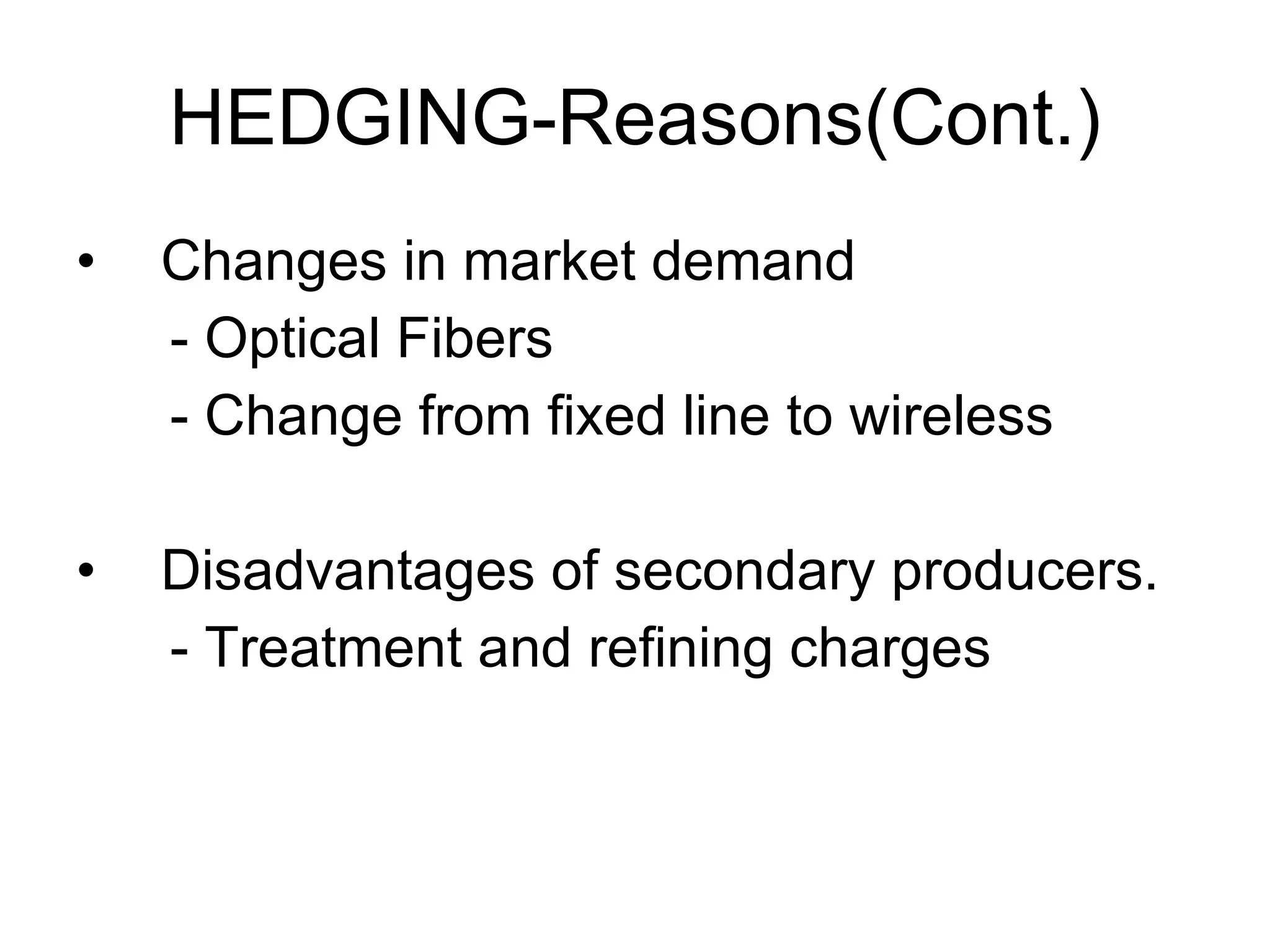 Corporate Risk Mngmnt-commodity Hedging | PPT