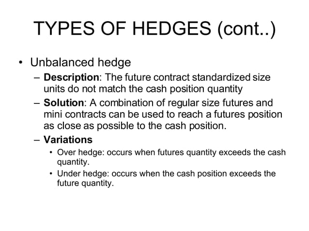 Corporate Risk Mngmnt-commodity Hedging | PPT