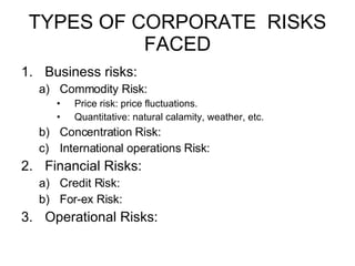 Corporate Risk Mngmnt-commodity Hedging | PPT | Hedge Funds | Personal ...