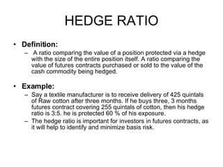 Corporate Risk Mngmnt-commodity Hedging | PPT