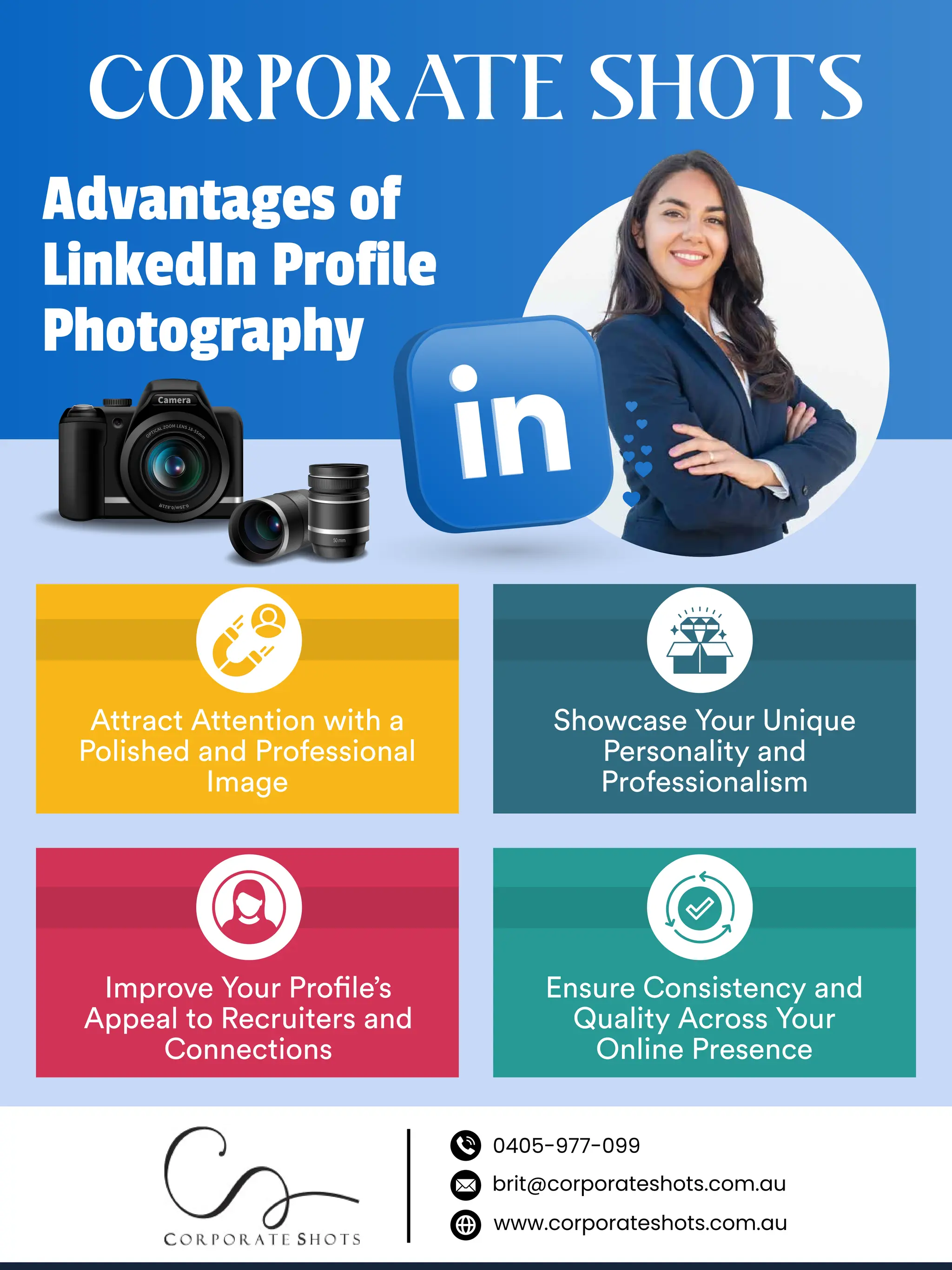 Linkedin Profile Photography - Corporate Shots | PDF