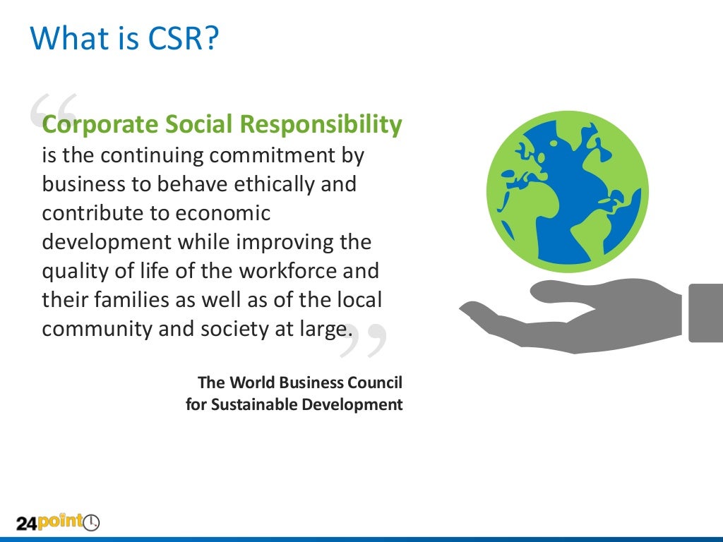 Sample Corporate Social Responsibility Csr Free Powerpoint Template Images