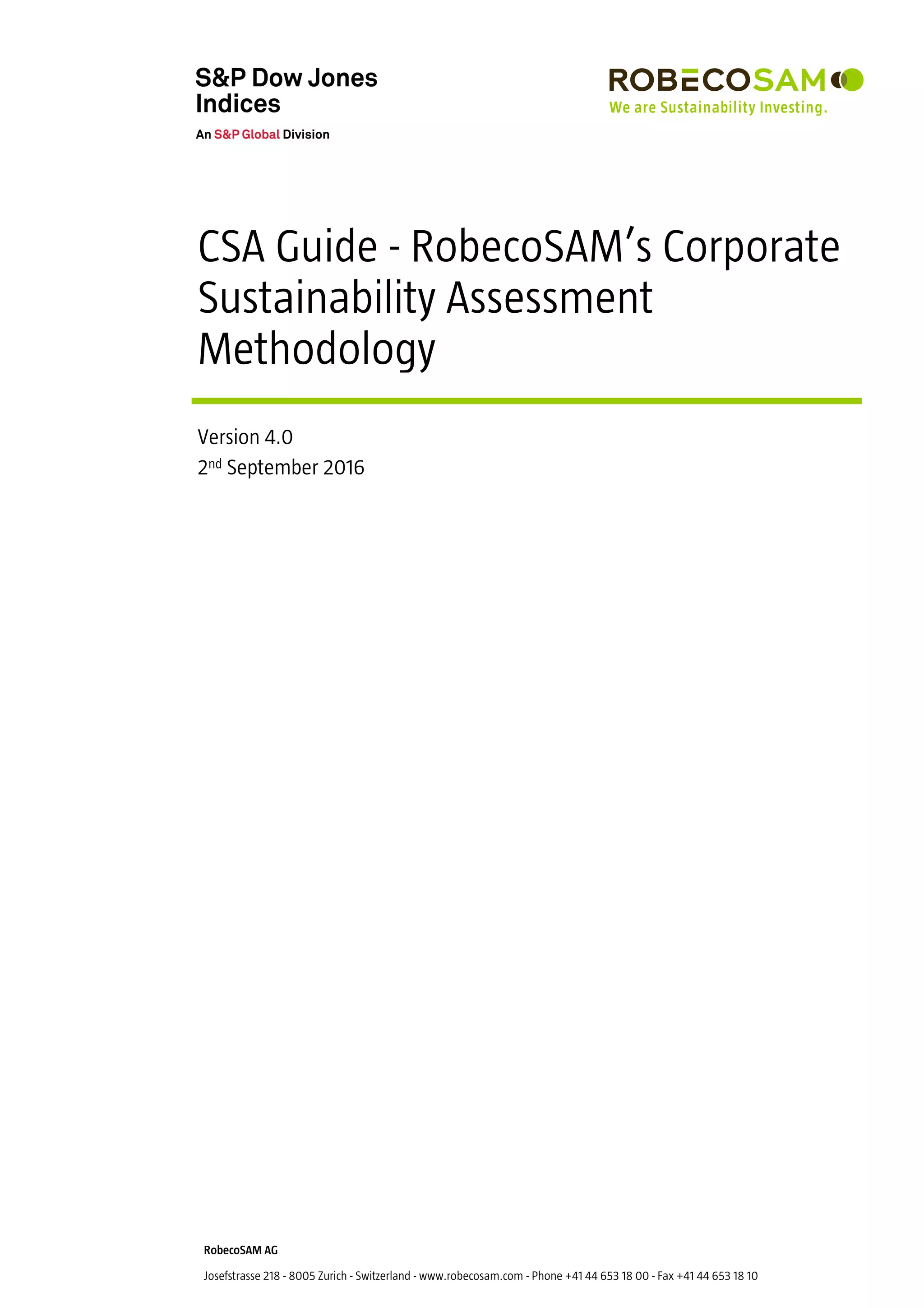 Corporate sustainability-assessment-methodology-guidebook | PDF