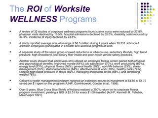Corporate Wellness 12 12 08 | PPT