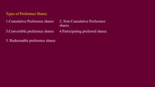 Corporate Accounting , meaning of shares | PPTX