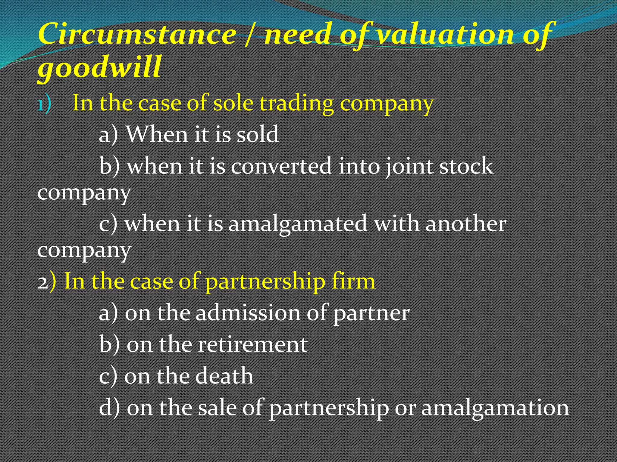 Corporate Accounting - Valuation of Goodwill.pptx
