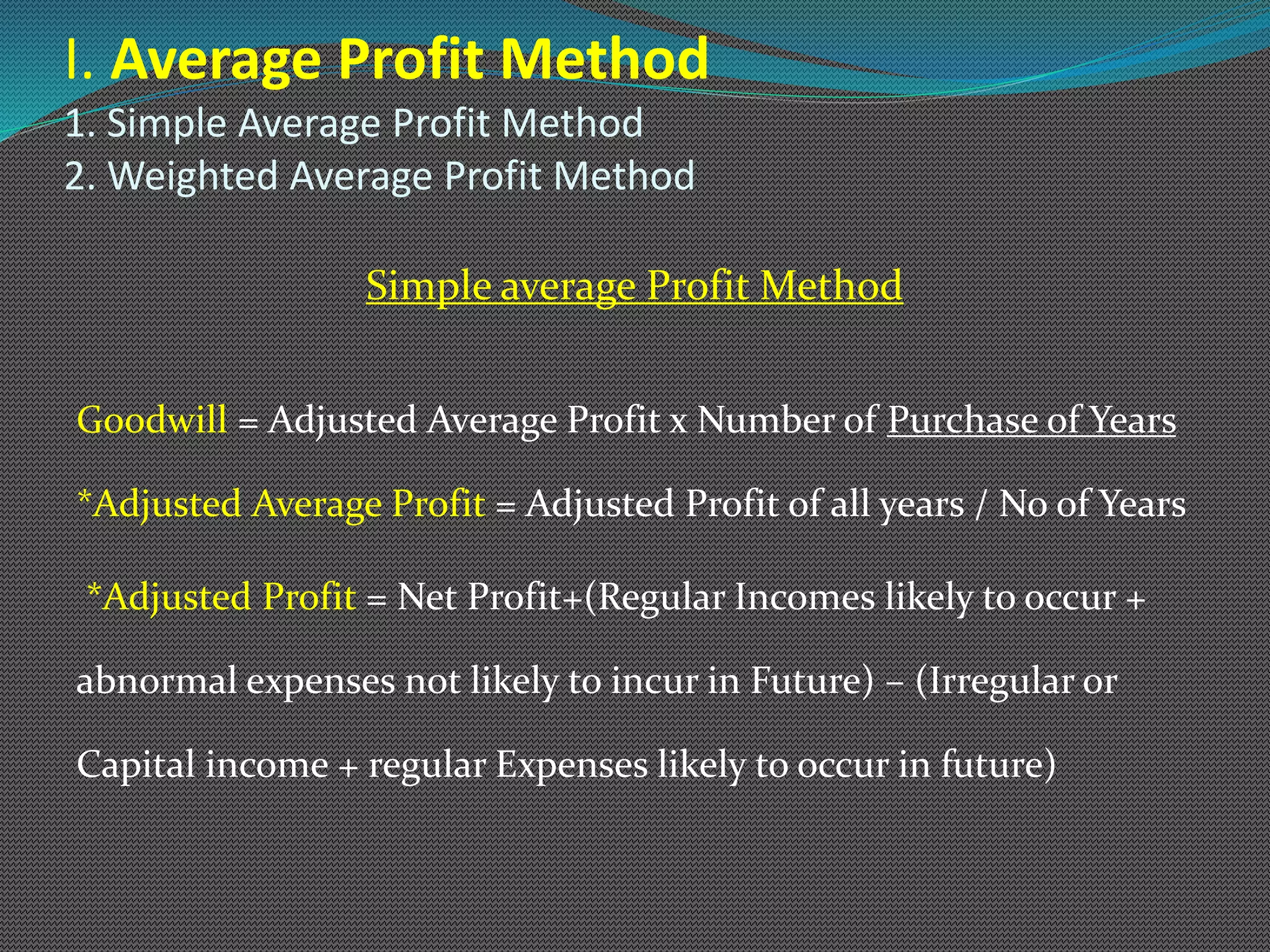 Corporate Accounting - Valuation of Goodwill.pptx