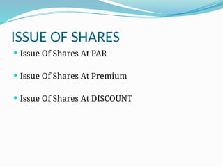 CORPORATE ACCOUNTING FOR THIRD YEAR COMMERCE STUDENTS | PPTX