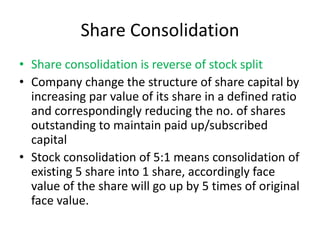 Corporate actions | PPTX