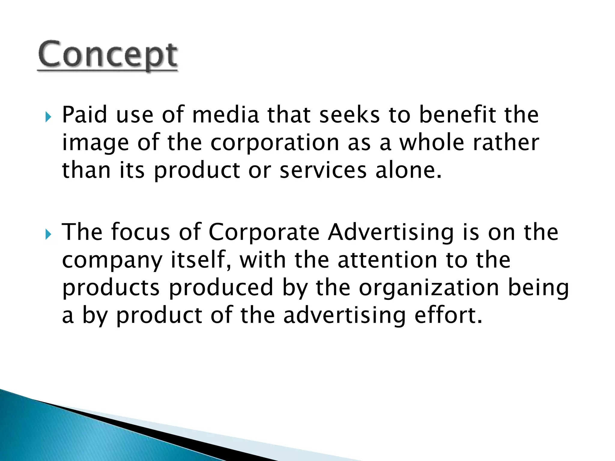 Corporate advertising | PPT