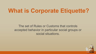 Corporate behavior | PPTX