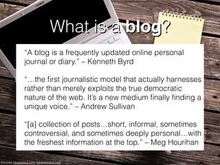 Corporate Blogging «How-to» | PPT