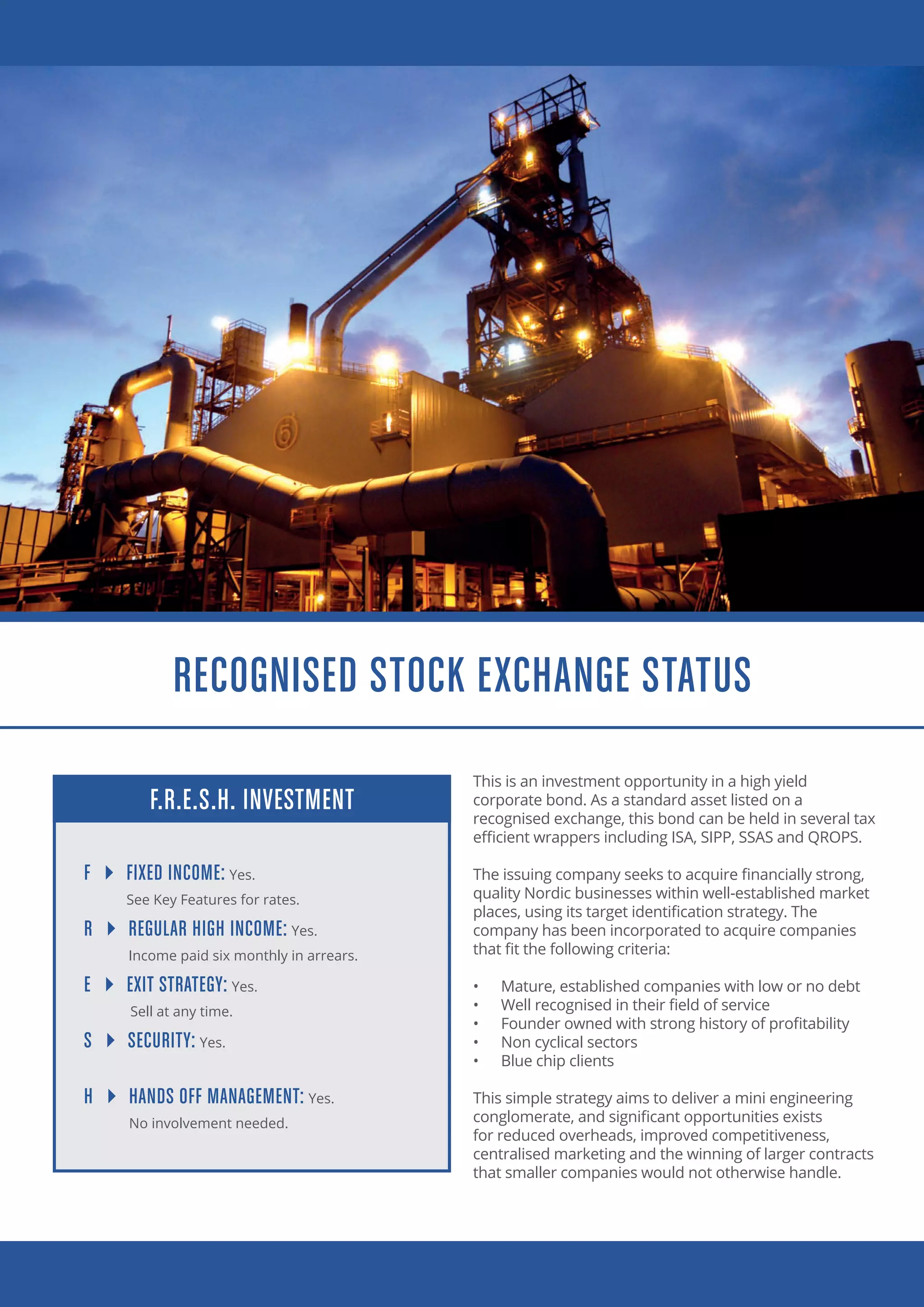 Corporate bonds - Nordic engineering | PDF