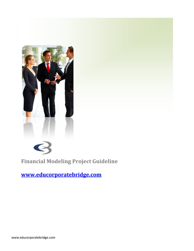 Corporate Bridge: Financial Modeling Live Project General Guidelines | PDF