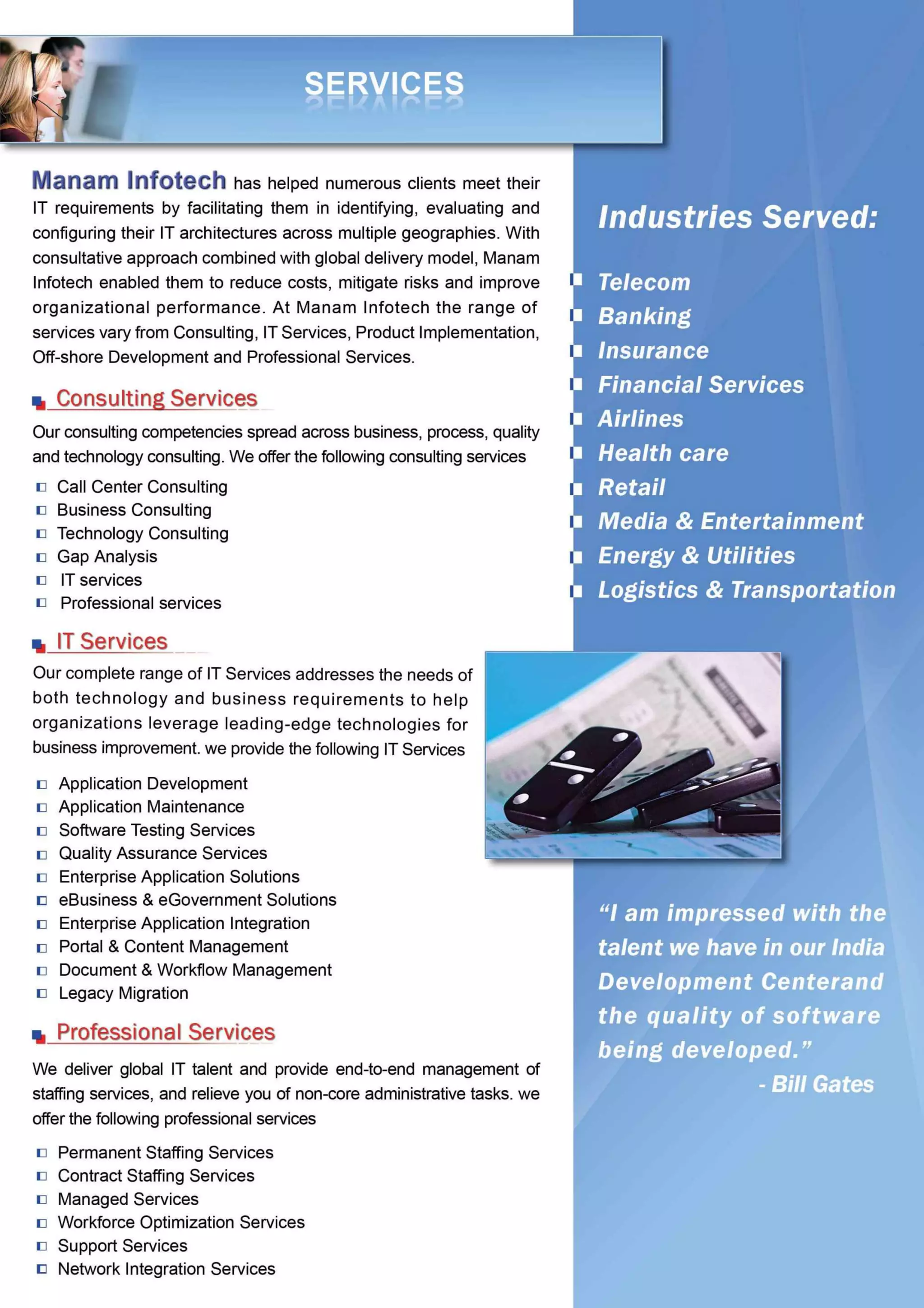 Manam Infotech | PDF