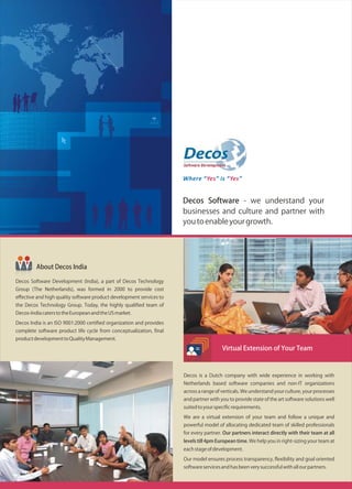 Decos Corporate Brochure | PDF