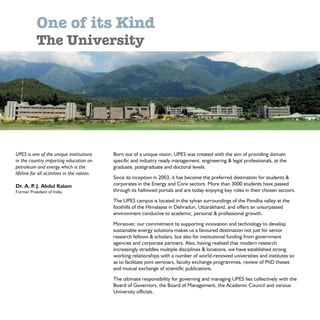 UPES - Corporate Brochure | PDF