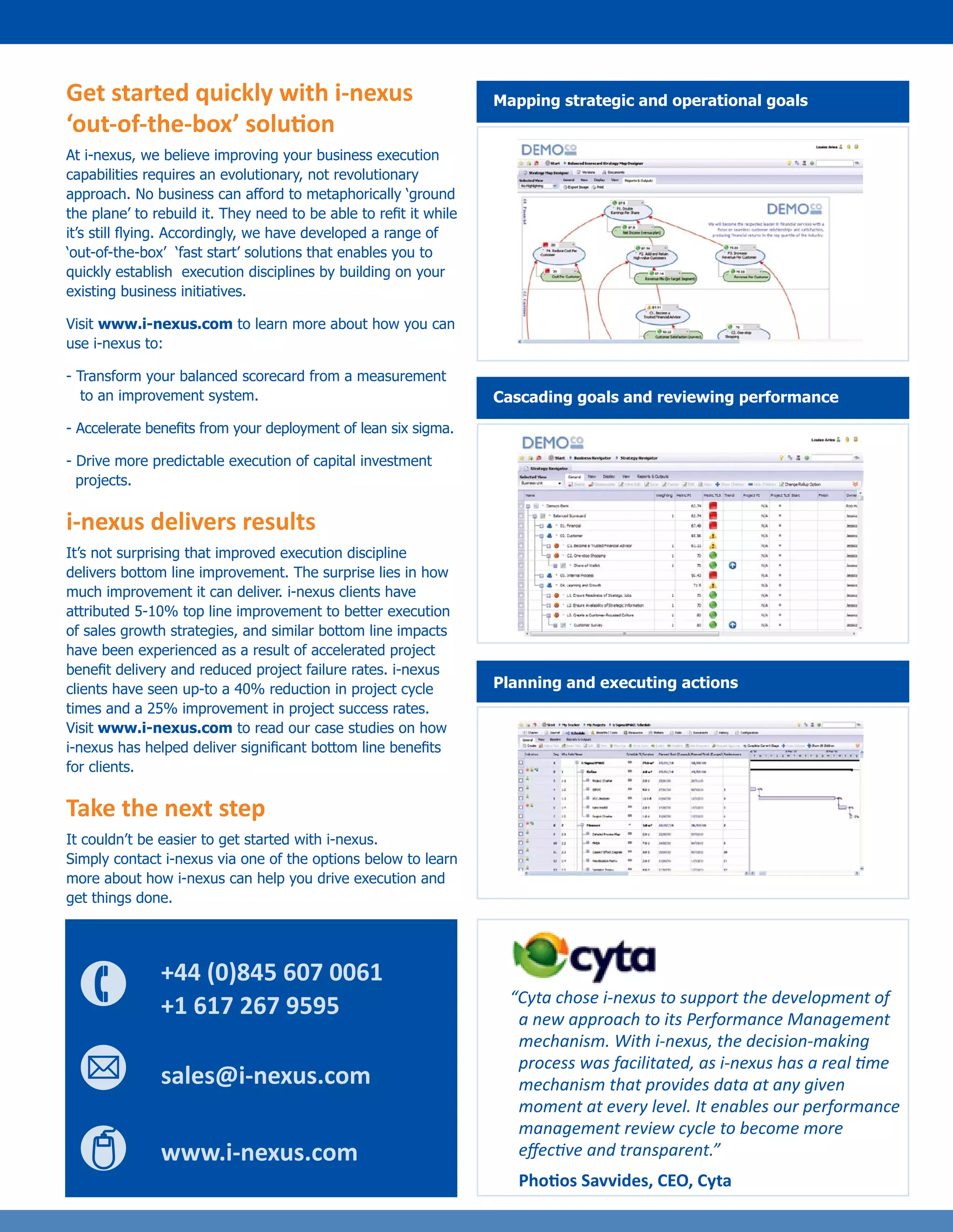 i-nexus overview | PDF | Business Operations | Business