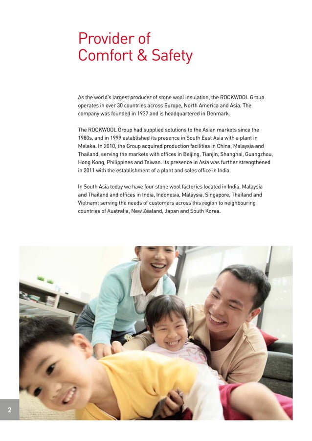 ROCKWOOL Asia - Leading Stone Wool Provider | PDF