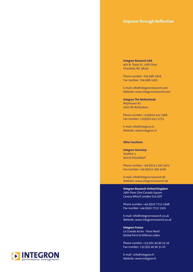 Integron Research Customer Satisfaction | PDF | Business | Business and ...