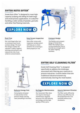 Galaxy Sivtek Sieving and filtration | PDF