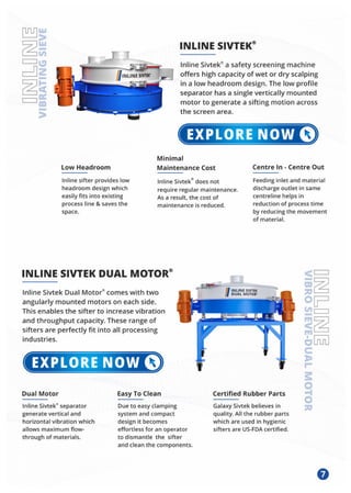 Galaxy Sivtek Sieving and filtration | PDF