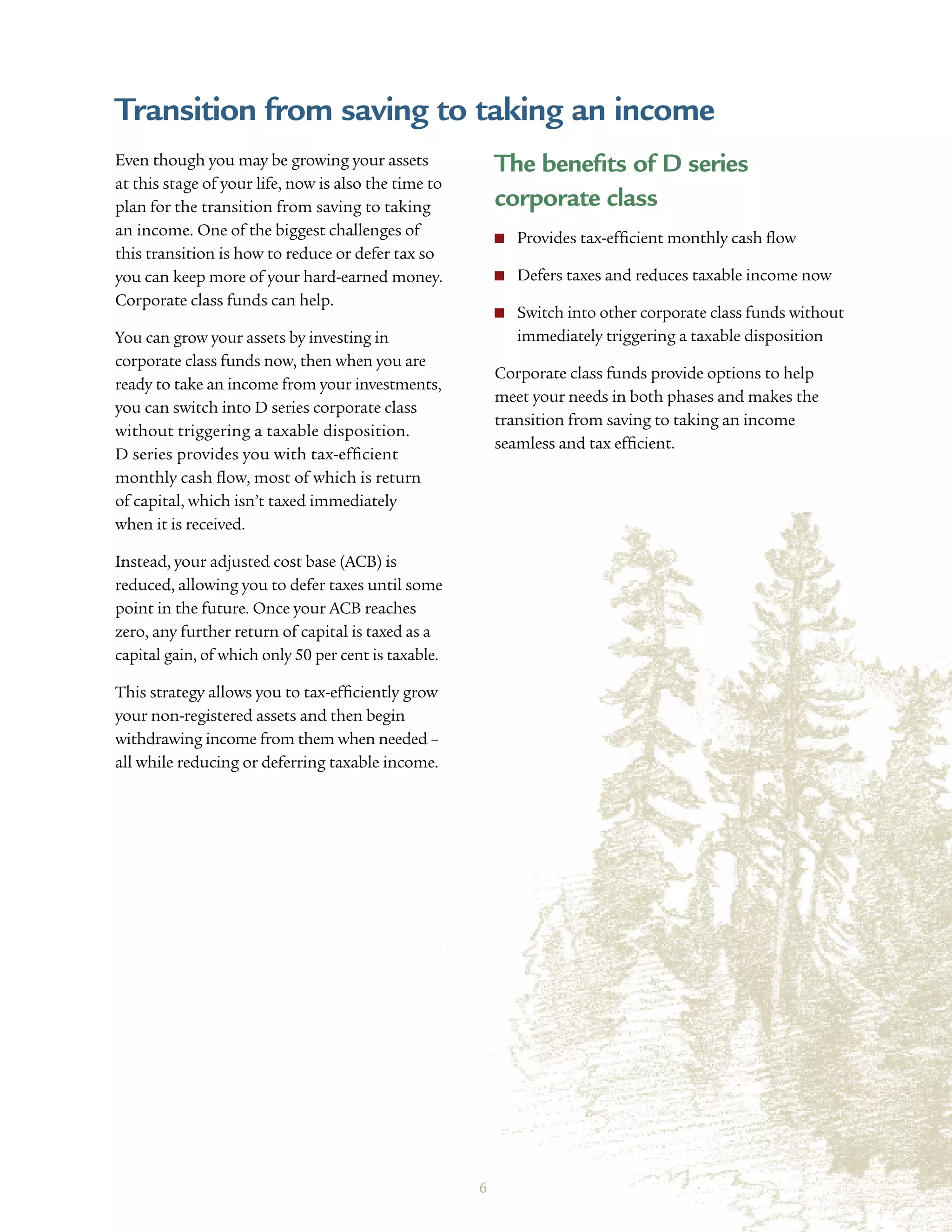 Corporate Class Funds | PDF